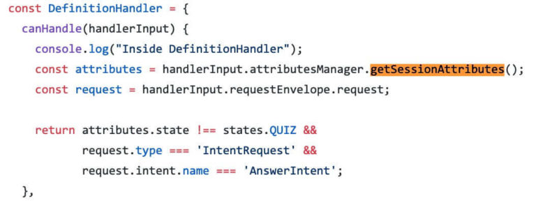 Alexa Skills: using the session attribute correctly - Smart Home System